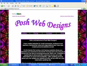 P O S H * D E S I G N S ... "Affortable website design services!"